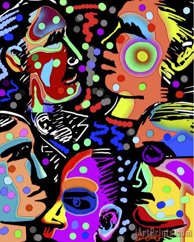 Diana Ong Mastermind painting - Mastermind print for sale