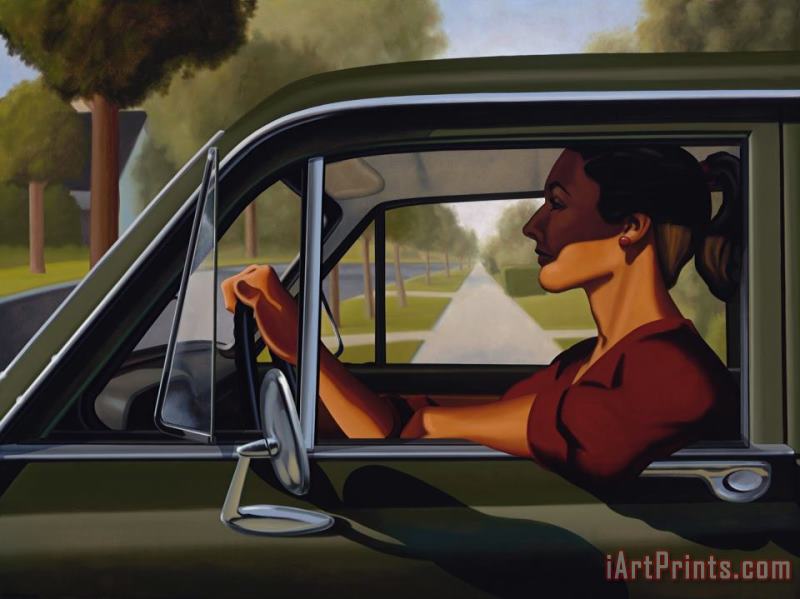 R. Kenton Nelson Herself's Daily, 2020 painting - Herself's Daily, 2020 print for sale