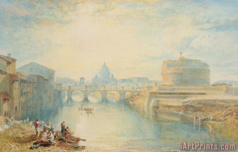 Joseph Mallord William Turner Rome painting - Rome print for sale